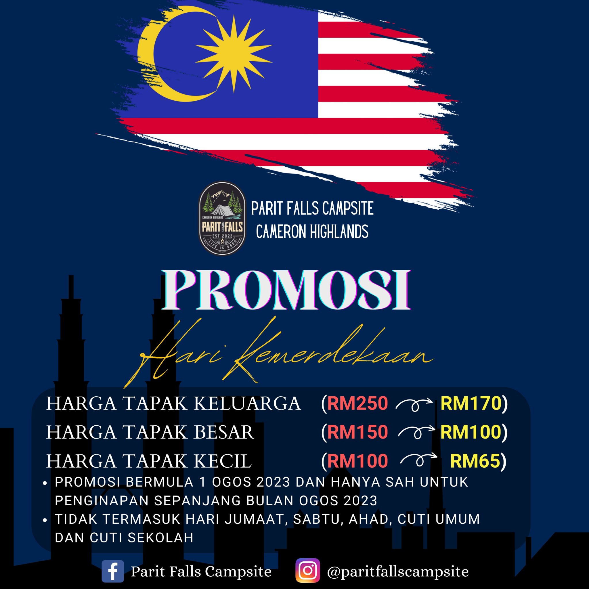 Home - Parit Falls Campsite Cameron Highlands